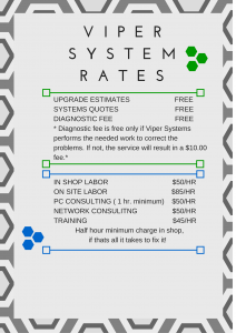 Viper Rates – Viper Systems